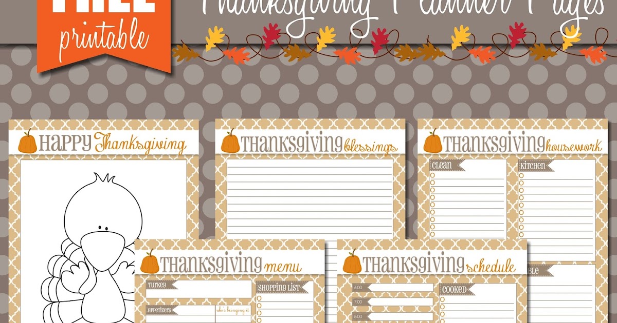 The Polka Dot Posie: Our Favorite Thanksgiving FREEBIES!