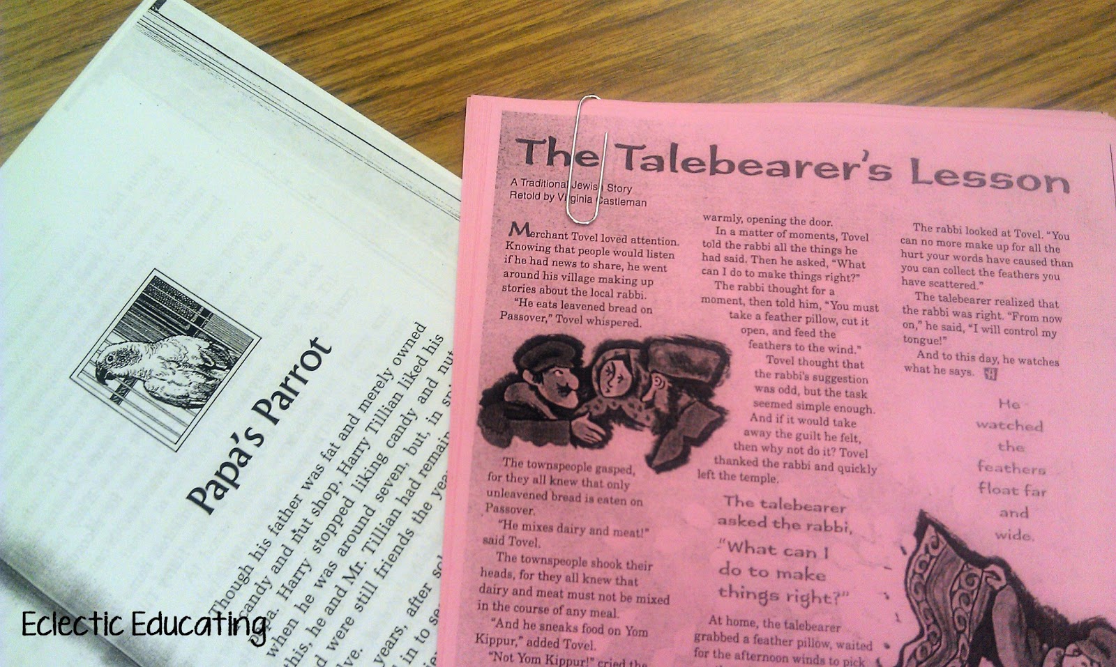 Eclectic Educating: Character Change