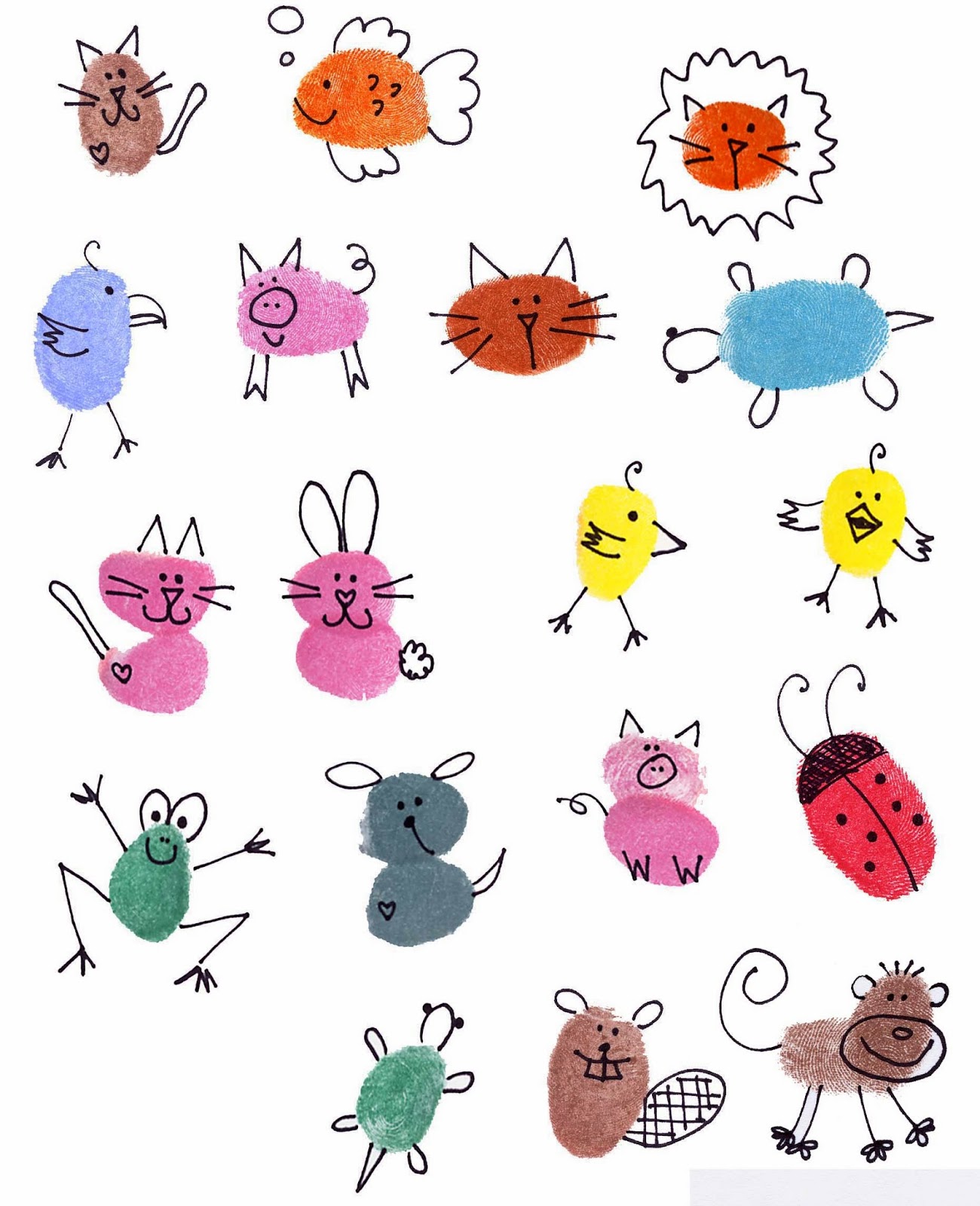 Doodlecraft Thumbody Love You Animal Buttons Kids Craft doodlecraft-thumbody-love-you-animal-buttons-kids-craft