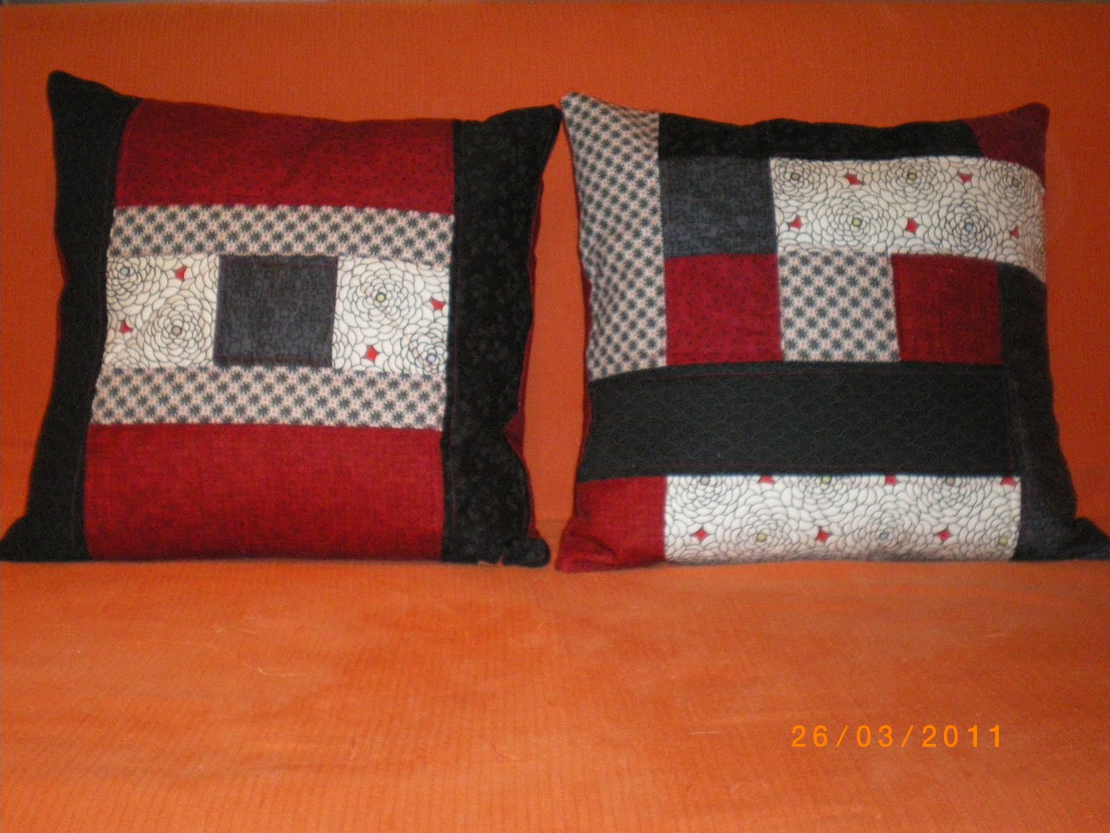 Cojines en patchwork - Imagui
