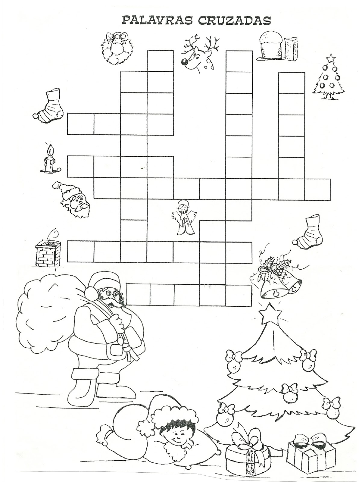 Cruzadinha De Natal Com Resposta - LIBRAIN