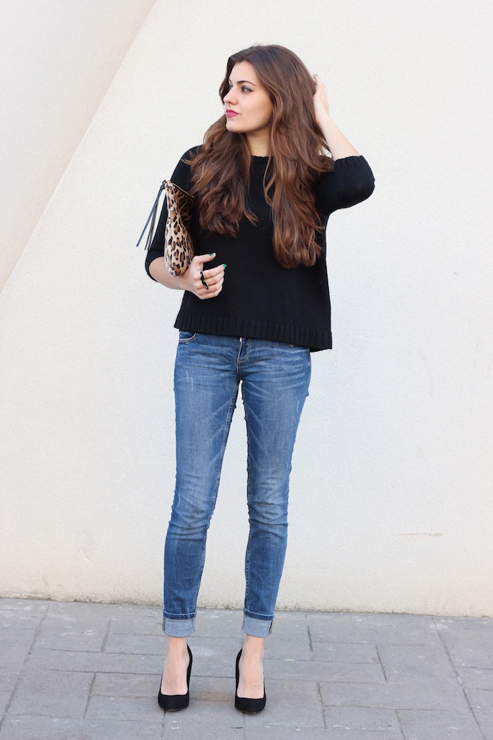 Jeans Animal Print Black jeans-animal-print-black