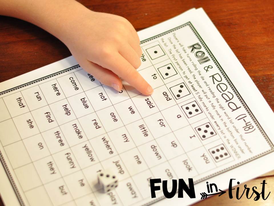 Sight Word Games - Fun in First Grade