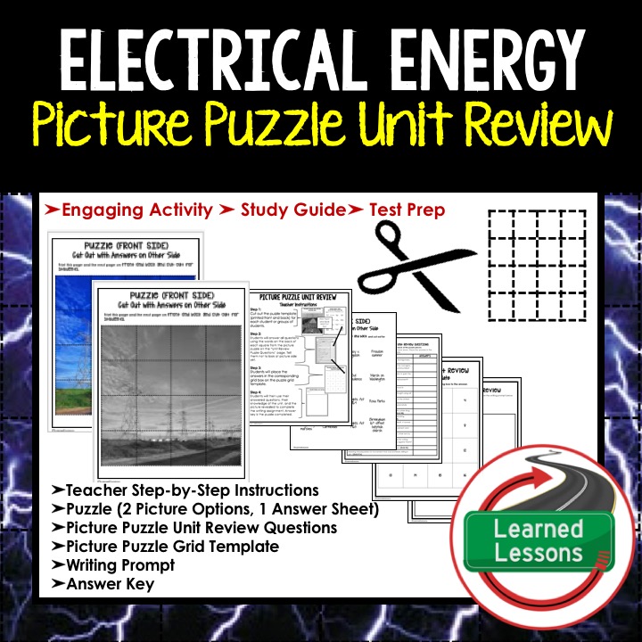 PHYSICAL SCIENCE PICTURE PUZZLES: PHYSICAL SCIENCE Test Prep, PHYSICAL ...