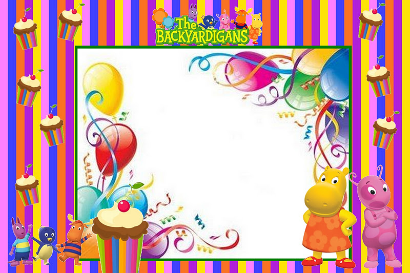 Marcos de fotos gratis de los Backyardigans - Imagui
