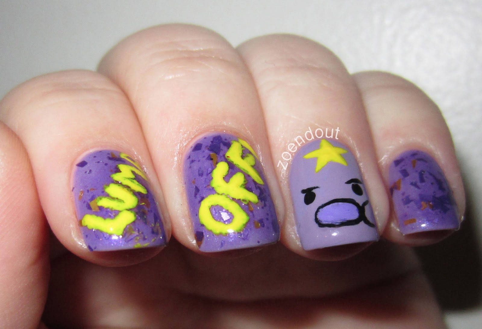 Zoendout Nails Lump Off Lumpy Space Princess Nails zoendout-nails-lump-off-lumpy-space-princess-nails
