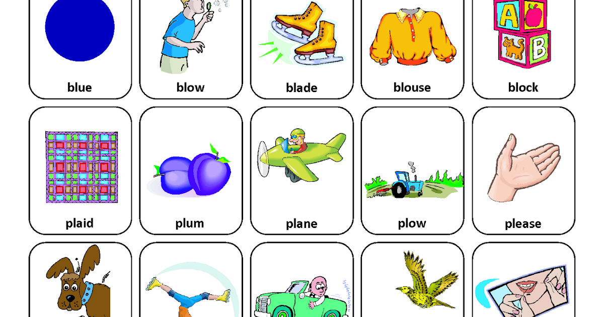 Testy yet trying: L-Blends (/bl/, /pl/, /fl/): Free Speech Therapy ...