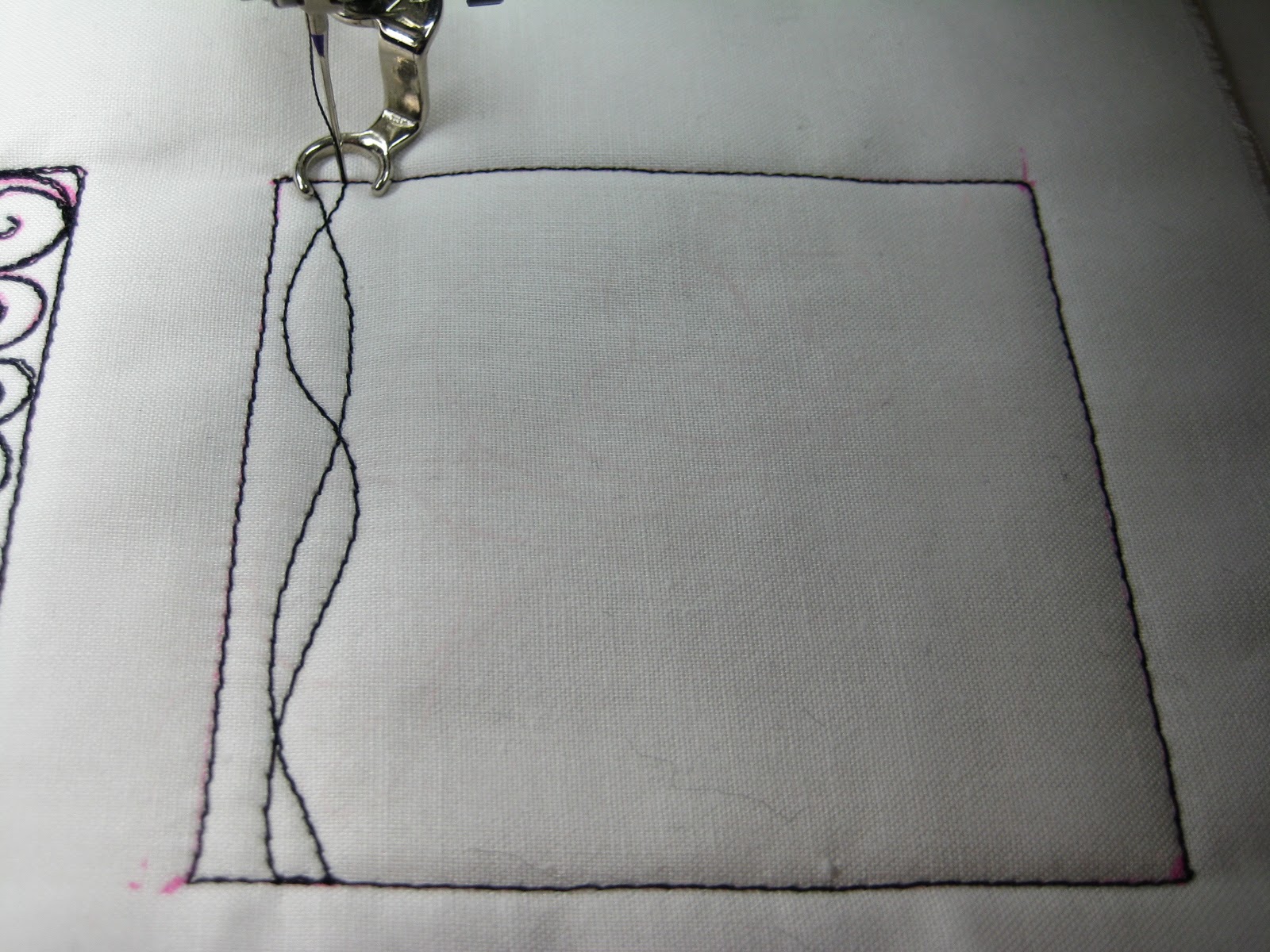 pattsart: How to Quilt A stitch No. 3 : Curved Veil pattsart: How to Quilt A stitch No. 3 : Curved Veil