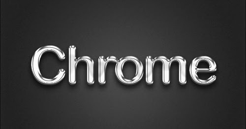 Create Chrome Text Effect In Photoshop