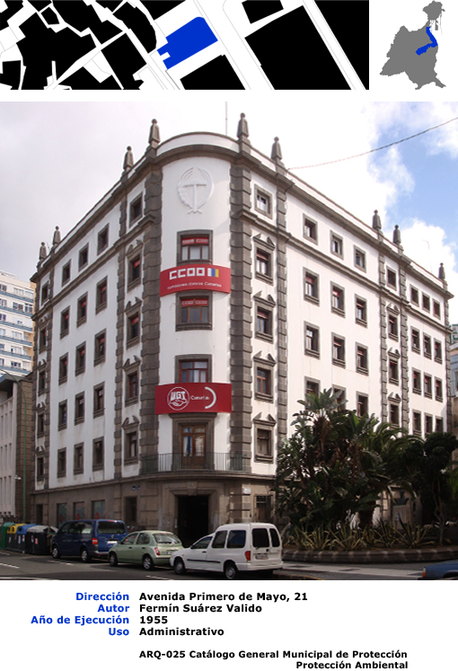 EDIFICIOS DE LAS PALMAS DE GRAN CANARIA: EDIFICIO DE SINDICATOS