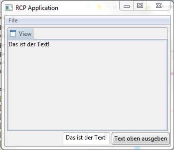 Java Dingsda: Eclipse RCP - Widgets in der Statusleiste (StatusLine/Statusbar)
