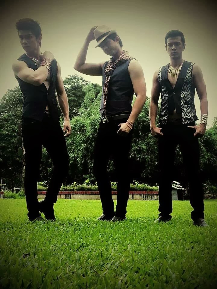 M y a n m a r H u n k s: Nay Win, Aung Min Khant and Min Thein Khant @ shooting for Focus Magazine