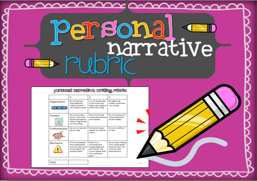 Classroom Freebies Too Personal Narrative Writing Rubric classroom-freebies-too-personal-narrative-writing-rubric