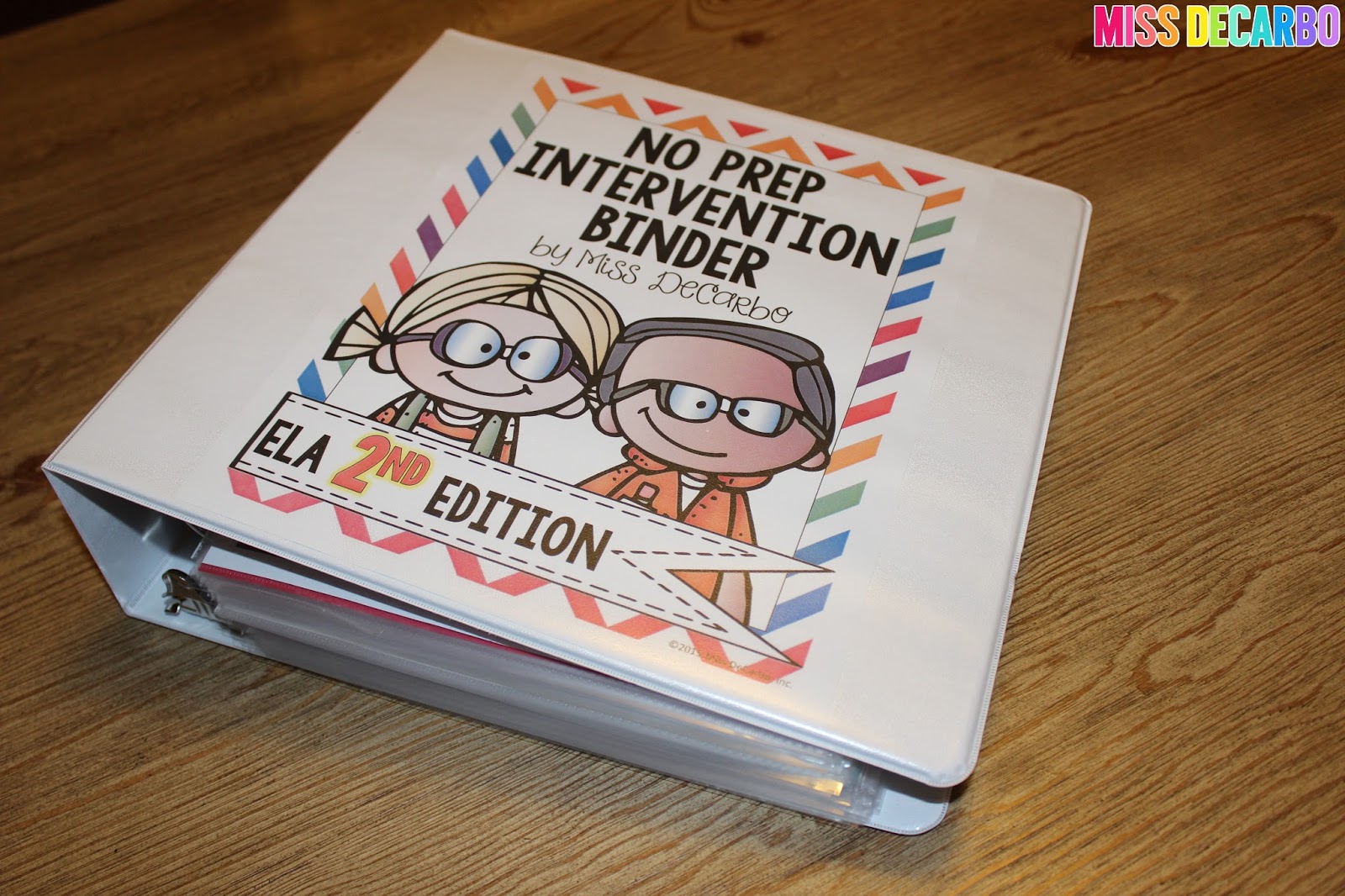 A Tour of My No Prep Intervention Binder - Miss DeCarbo