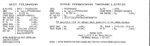Gratis Aplikasi Cetak Struk Pln Pascabayar - herebfile