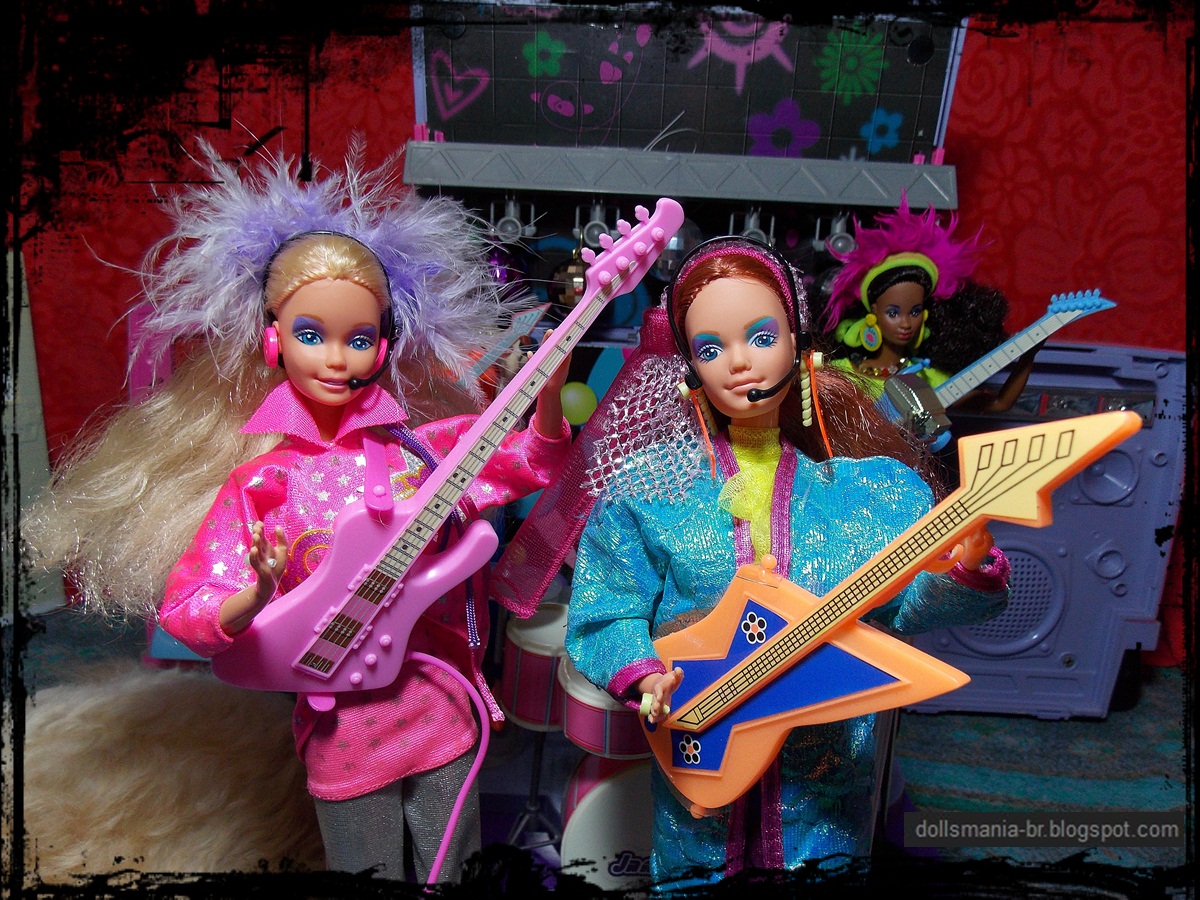 Dolls: Barbie and the Rockers 1985 - Diva/Dee Dee/Dana/Derek