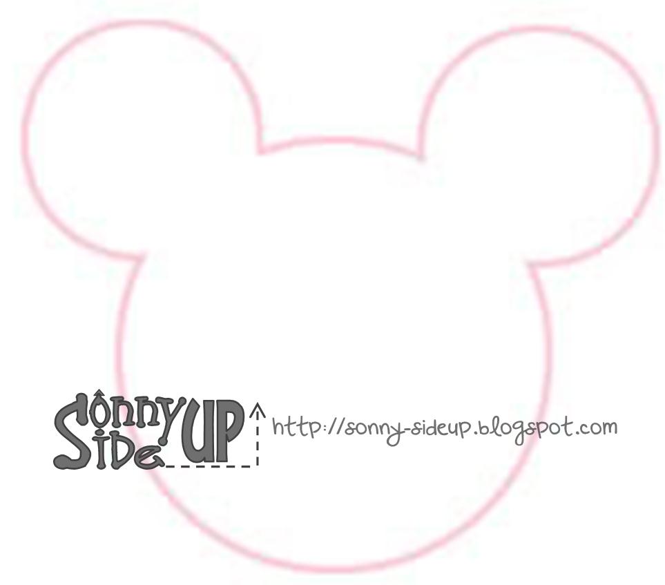 Mickey Mouse head template - Imagui