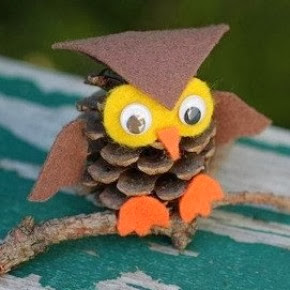 The best for your Kids: Dennenappel knutsel ideeën