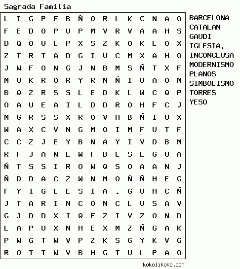 Sopa De Letras De Historia