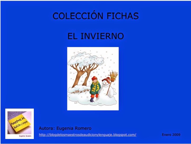 EDUCACIÓN INFANTIL - RECURSOS TIC: COLECCIÓN DE FICHAS DE ROPA DE INVIERNO