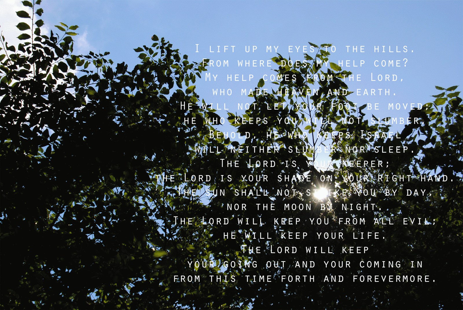 Allisnotlost PSALM 121 allisnotlost-psalm-121