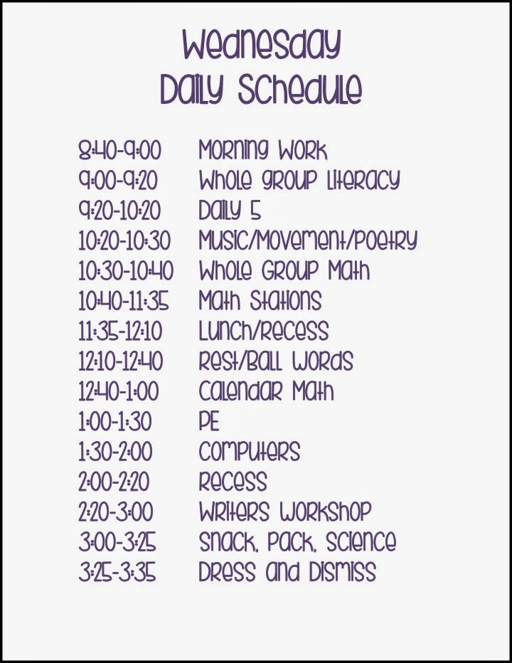 Full day kindergarten daily schedule - stormapps