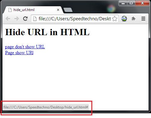 Hide URL on mouse hover of a Hyper Link in HTML ~ ASP With Arka | ASP ... Hide URL on mouse hover of a Hyper Link in HTML ~ ASP With Arka | ASP ...