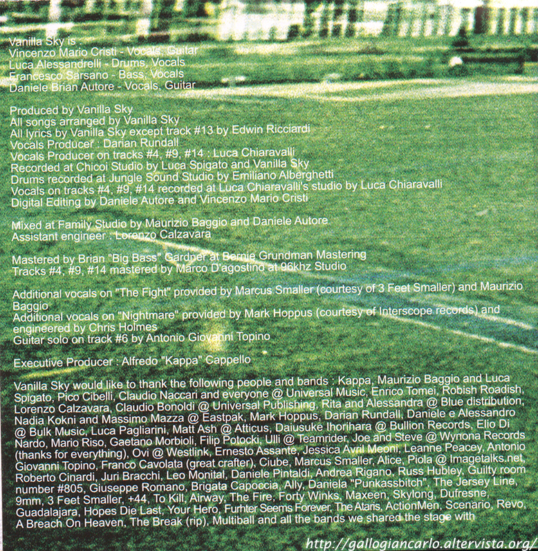 Vanilla Sky "Changes" Cd EAN 0602517376908 – – Fotografie ed altro