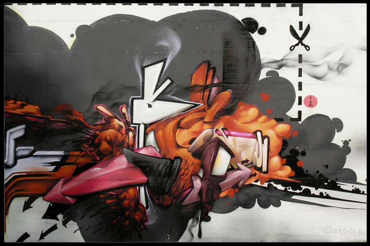 Numero 4 en graffiti - Imagui