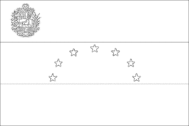Bandera de venezuela con las ocho estrella para colorear - Imagui