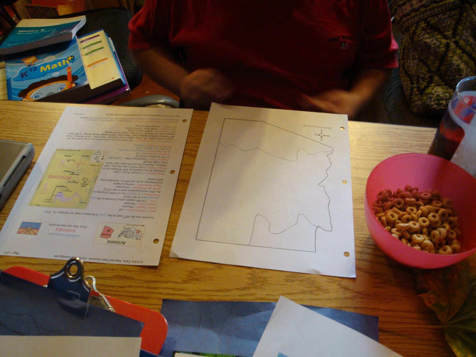 Krazy Kuehner Days: Making a Physical map of Arizona