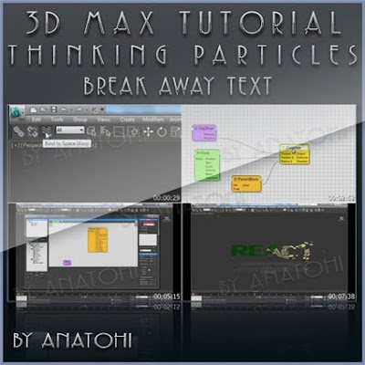 3ds Max and Thinking Particles Tutorial – Break Away Text
