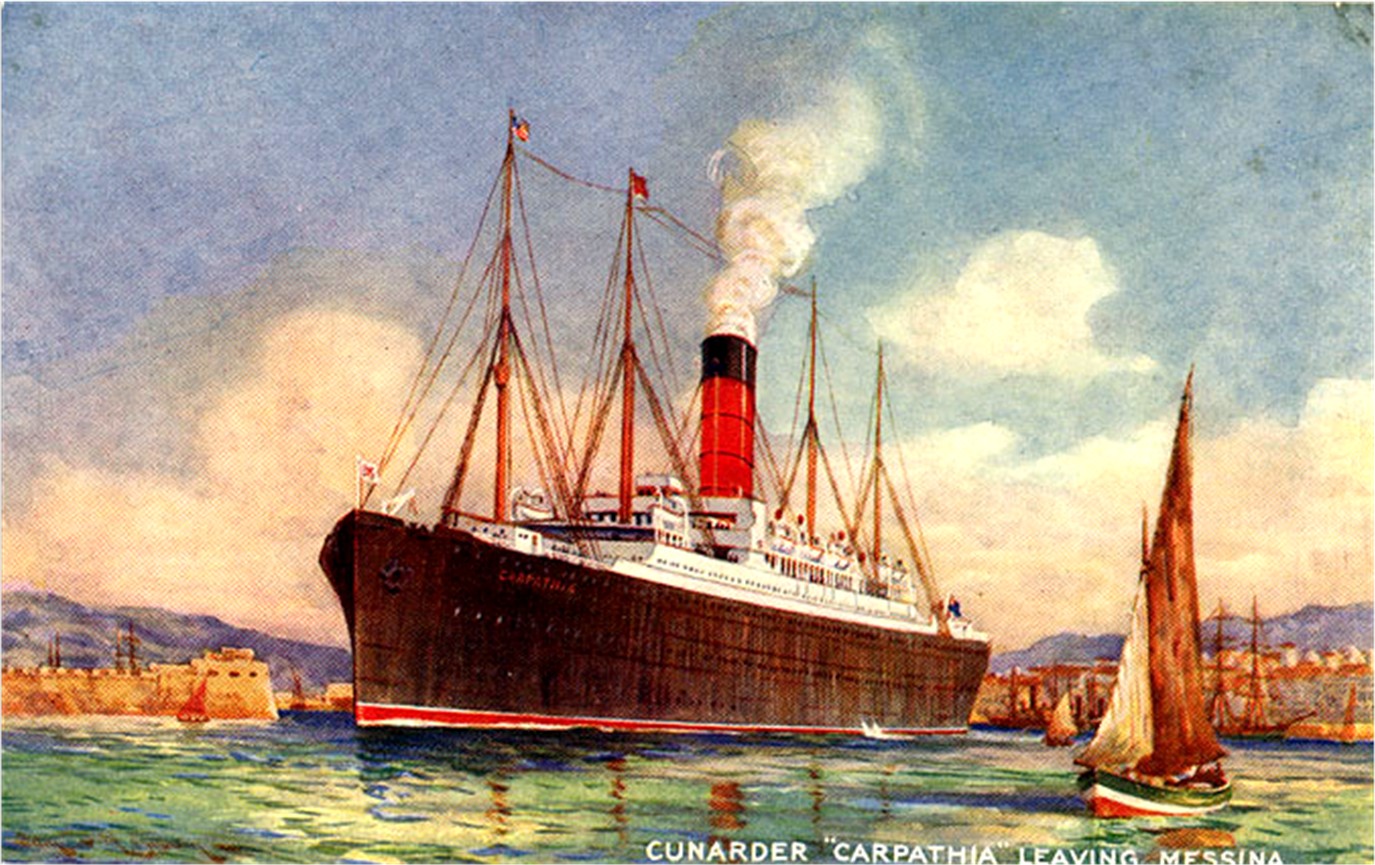 RMS LUSITANIA: RMS CARPATHIA RMS LUSITANIA: RMS CARPATHIA
