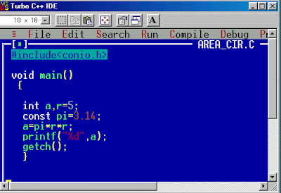C-beginner's Programming Language: 7. A Sample Of C Language Program