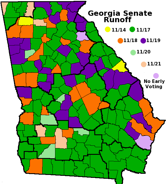 Frontloading HQ: Georgia Senate Runoff: Early Voting (Day 4) -- UPDATED Frontloading HQ: Georgia Senate Runoff: Early Voting (Day 4) -- UPDATED