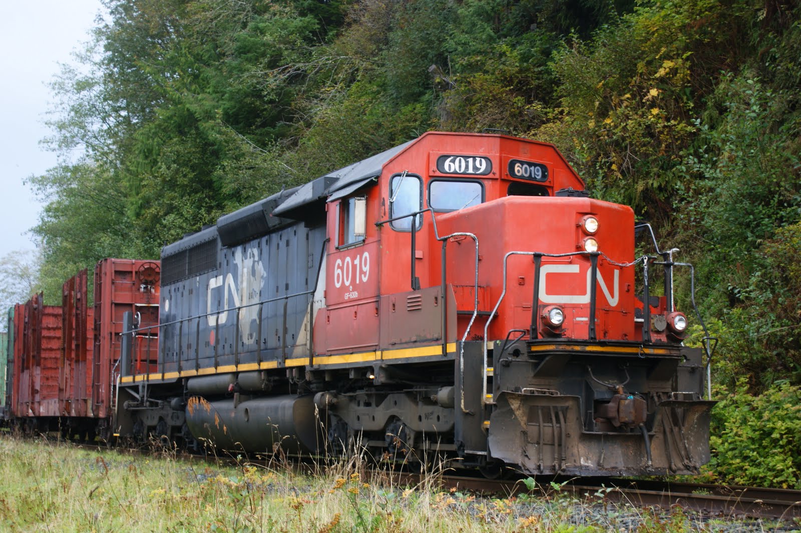 Prince Rupert Rail Images: CN 6019 / SD40u class GF-630b