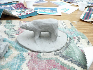 that artist woman: How to Make a Clay Polar Bear