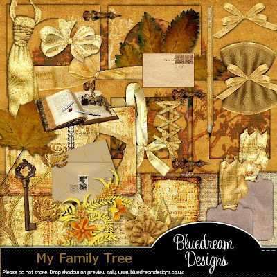Bluedream Designs: My Family Tree Freebie kit