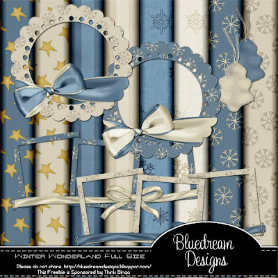 Bluedream Designs: Full Sized Winter Wonderland Freebie