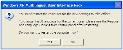 如何在Windows XP安裝多國語系(MUI) - How Lin's Blog