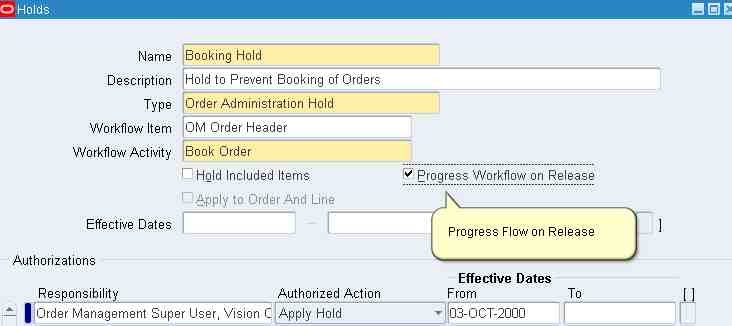 Bizinsight Consulting Blog: Progress Workflow on Hold Release - New Feature in R12.1.1