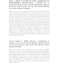 Memo: Bibliografía anotada en formato APA