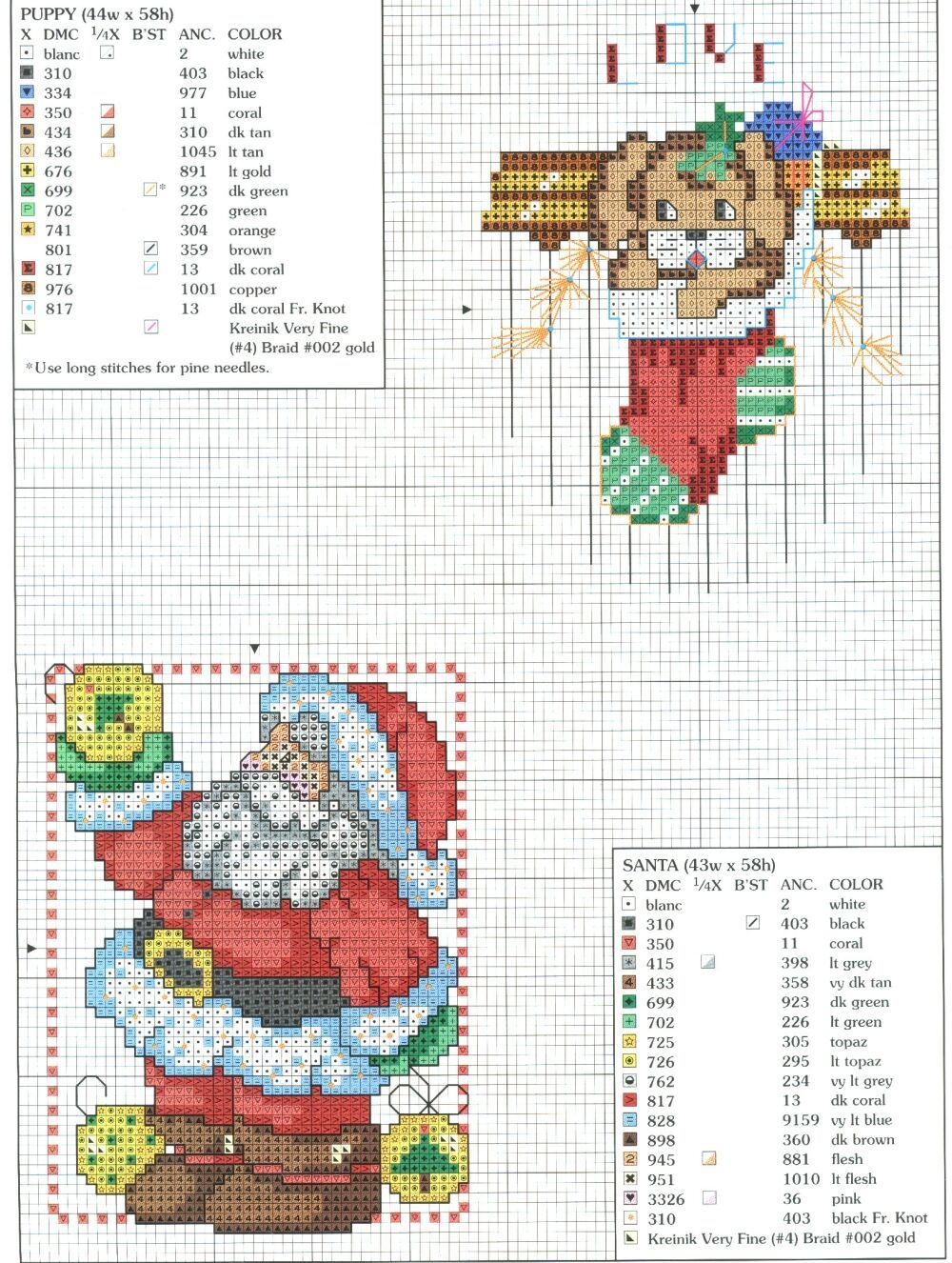Gráficos navidad punto de cruz gratis - Imagui