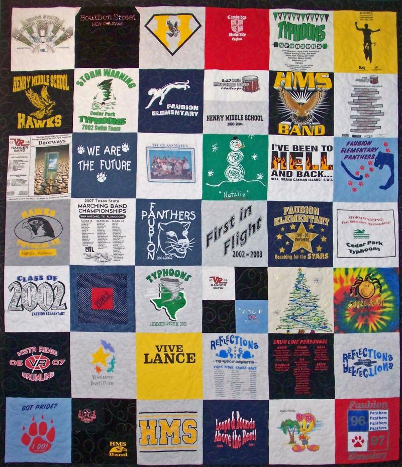 CenTex Quilting Company HMS Faubion T shirt Quilt centex-quilting-company-hms-faubion-t-shirt-quilt