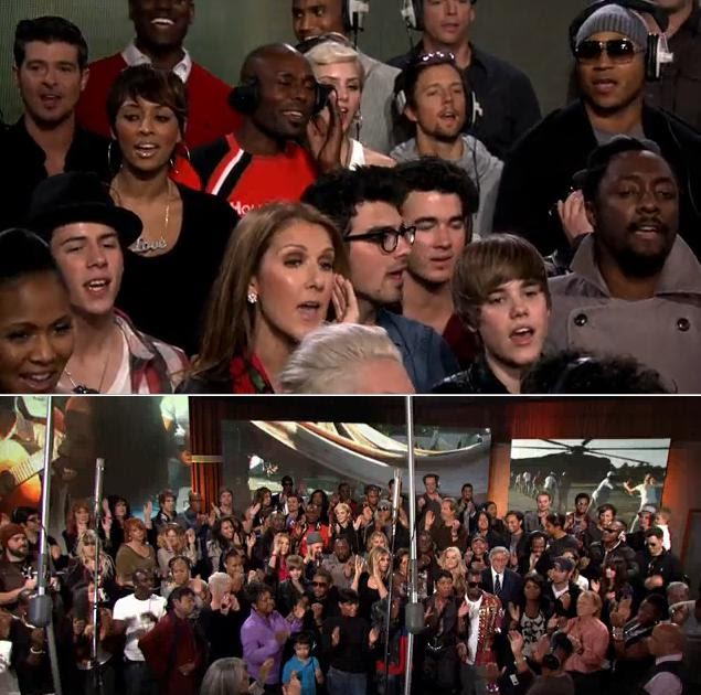 Collection 102+ Pictures We Are The World Haiti Singers With Pictures ...