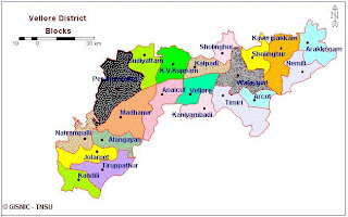 VELLORE HEALTH UNIT DISTRICT: DistrictMap&HUDMap