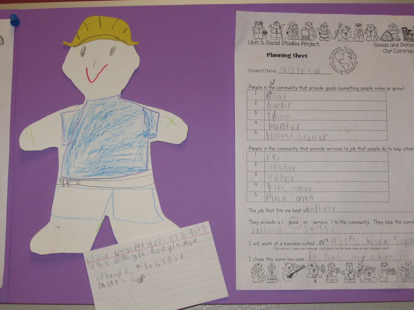 Buzzing About Second Grade: Community Workers