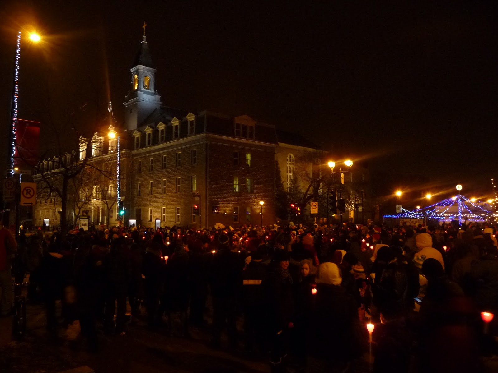 Marche de Noël aux flambeaux