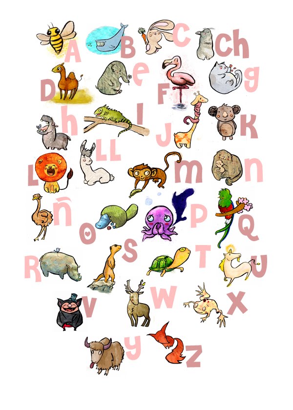 Abecedario de animales en español - Imagui