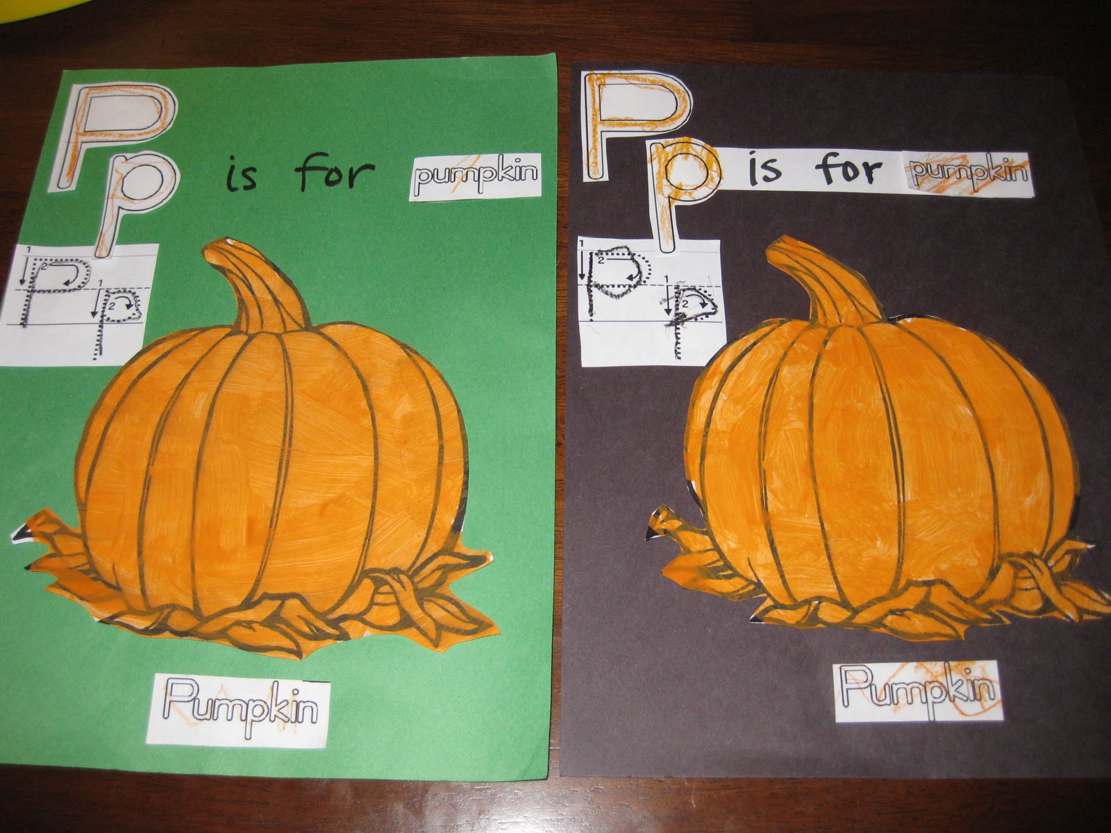 P is for pumpkins! - Mom Endeavors